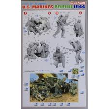 DRAGON 6554 1/35 二戰美國.陸戰隊1944年帛琉戰役人物_1/35_人物_魔力屋模型fantasy house 購物車