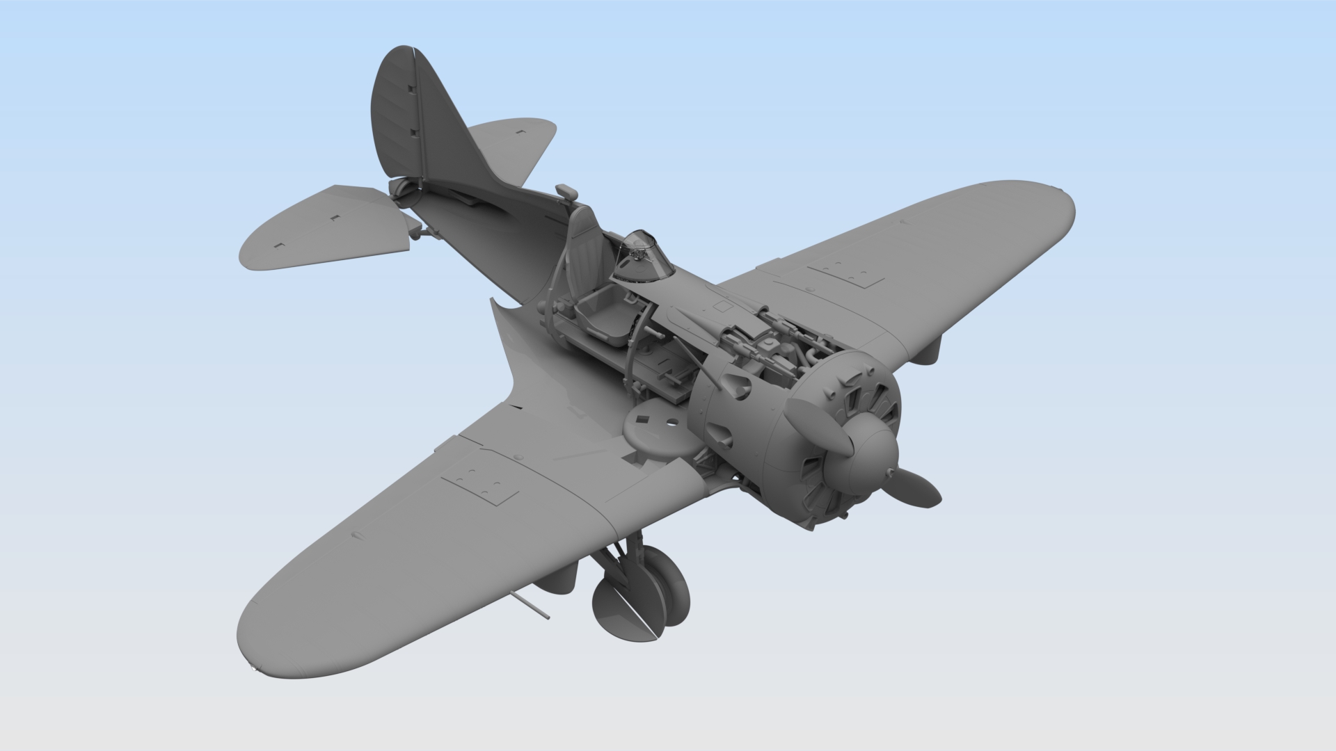 團購.預先訂貨--ICM 32006 1/32 WW II蘇聯.空軍 波力卡波夫公司I-16'小蜜蜂'戰鬥機/中華民國空軍塗裝式樣_1/32 ...