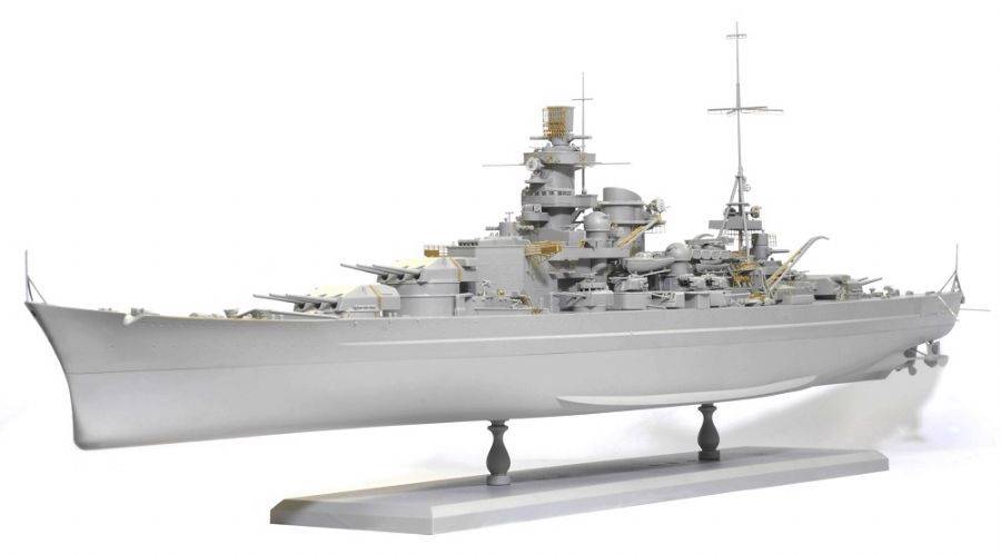 DRAGON 1036 1/350 WW II德國.海軍 '沙恩霍斯特'級'沙恩霍斯特/SCHARNHORST'戰列艦/1941年分_1/ ...