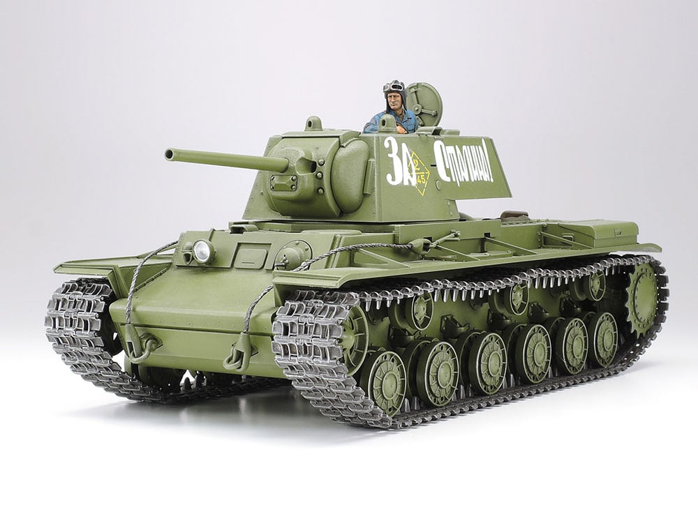 TAMIYA 35372 1/35 WW II蘇聯.陸軍 KV-1 1941年早期生產型坦克_1/35_履帶式車輛_裝甲_魔力屋模型 ...